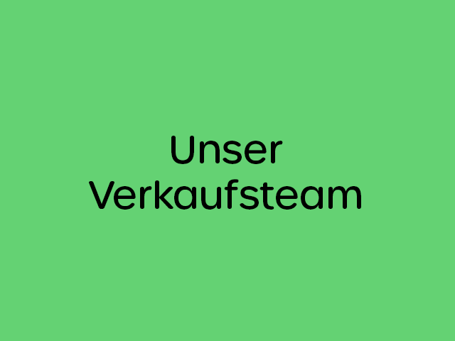 Unser Verkaufsteam